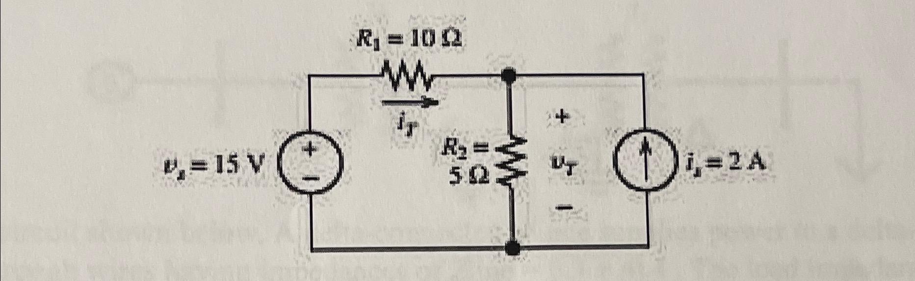 Solved 5. Use superposition in solving the circuit shown in | Chegg.com