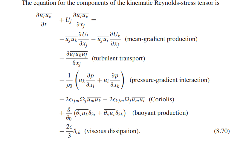 Solved 8.13 Show that the Coriolis term in the TKE equation | Chegg.com