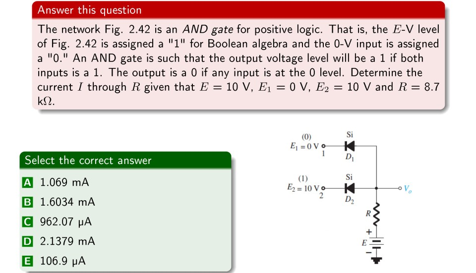 Solved Answer This Question The Network Fig 2 42 Is An And