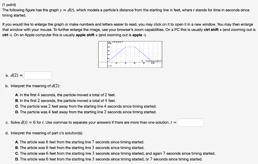Solved (1 point) The following figure has the graph y = dt), | Chegg.com