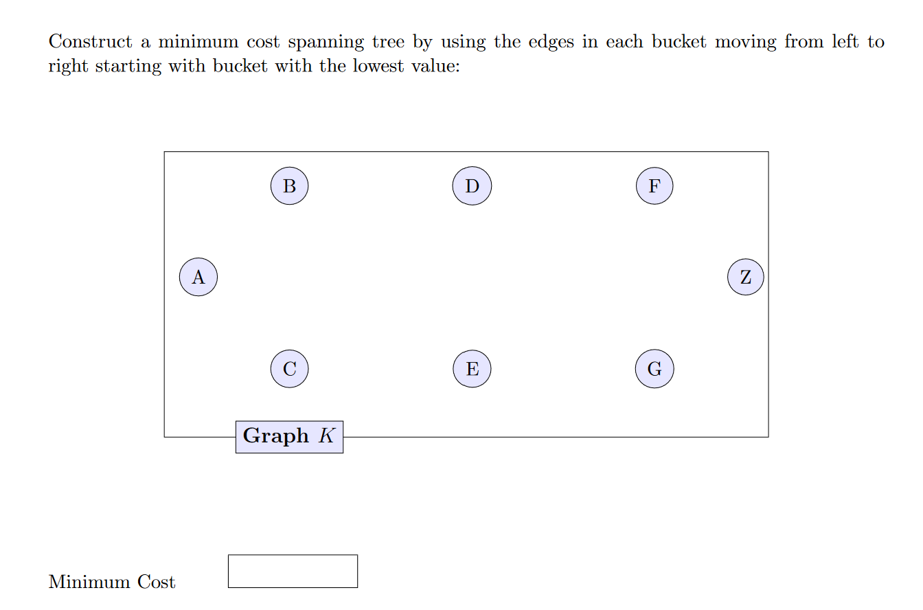 Solved 4 4 Z 6 E 4 G Graph K3 (14 pts) For the graph K use | Chegg.com Solved 4 4 Z 6 E 4 G Graph K3 (14 pts) For the graph K use | Chegg.com