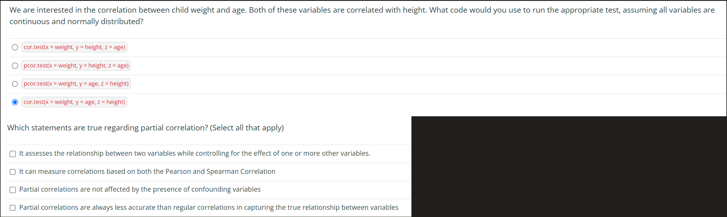 Solved Which statements are true regarding partial | Chegg.com