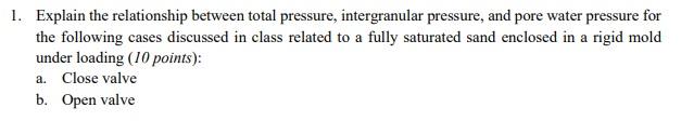 Solved Explain the relationship between total pressure, | Chegg.com