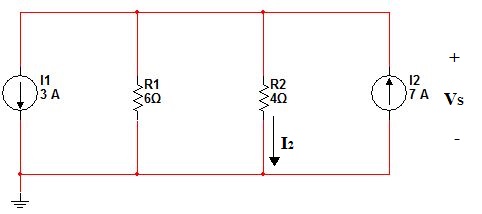 Solved Figure 8.56) Find the voltage VS and the current I2 | Chegg.com