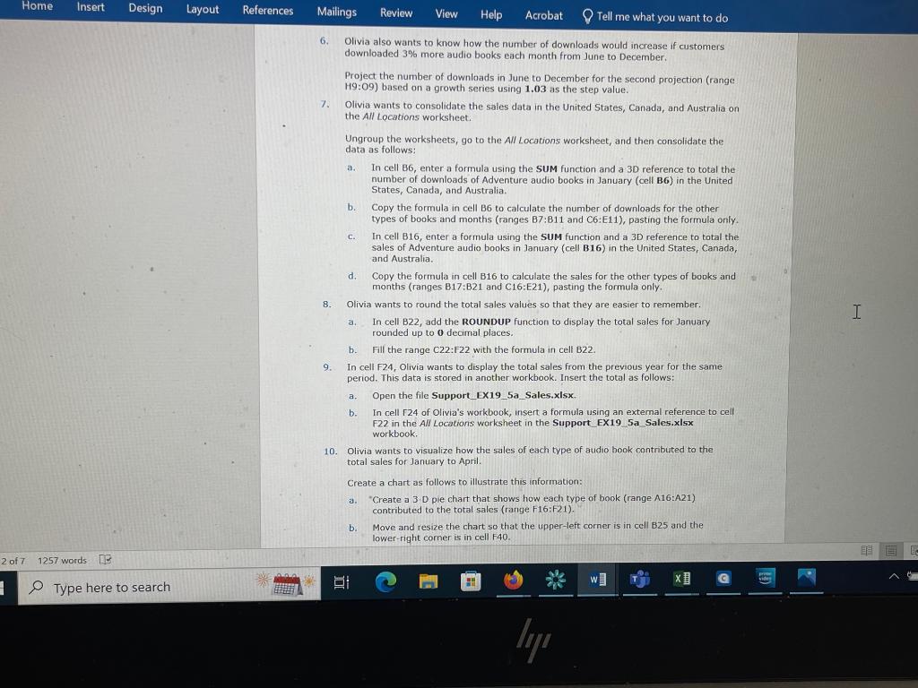 Solved With the file SC_EX19_5a_FirstLastName_2.xlsx still | Chegg.com