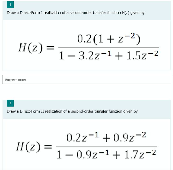 Solved 1 Draw a Direct-Form I realization of a second-order | Chegg.com