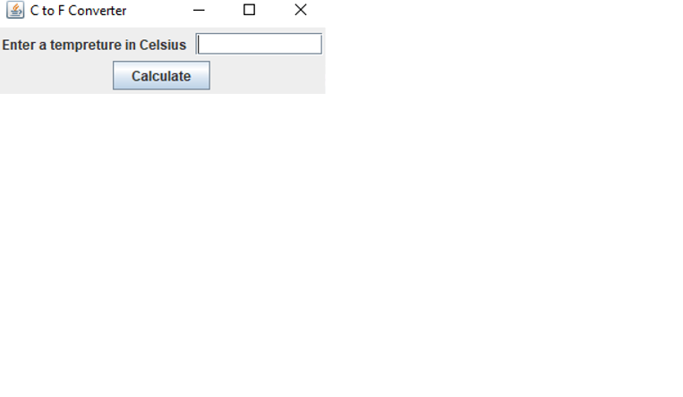 Solved In java please do screenshot Task # 1: (C to F | Chegg.com