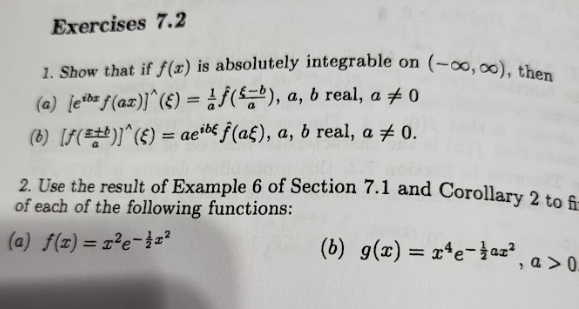 Solved 1. Show that if f(x) is absolutely integrable on | Chegg.com