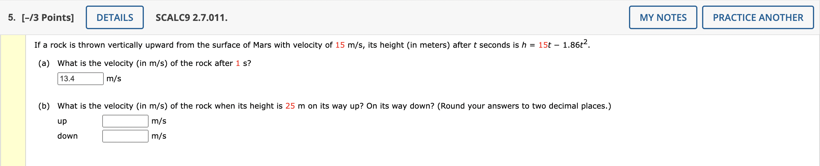 Solved 1. [8/11 Points] DETAILS PREVIOUS ANSWERS SCALC9 | Chegg.com
