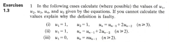Solved 1 In the following cases calculate (where possible) | Chegg.com