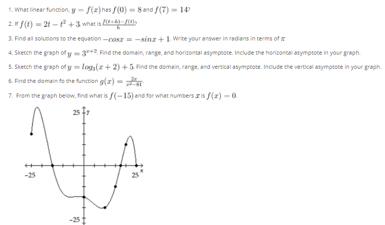 Solved 8. Determine whether the graph is that of a function. | Chegg.com