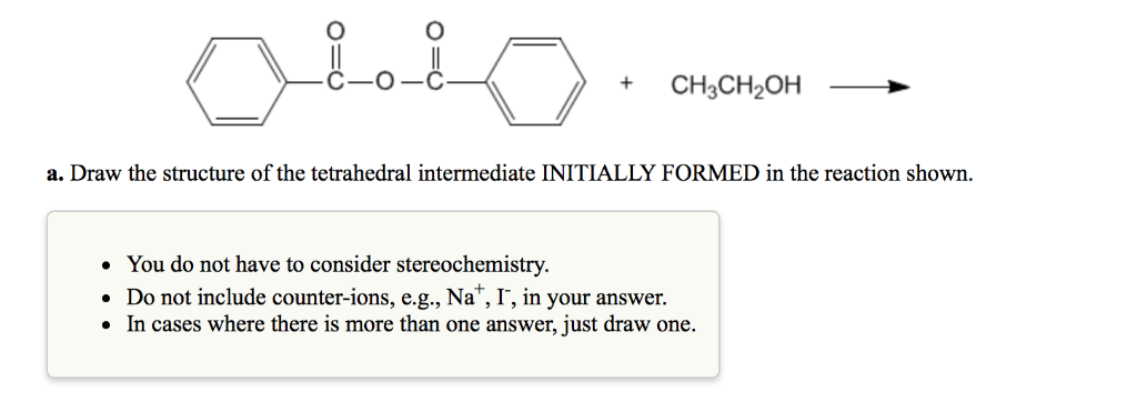 Solved C-o-C + CH3CH2OH a. Draw the structure of the | Chegg.com