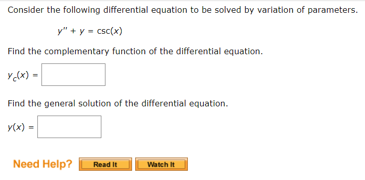 Solved Consider the following differential equation to be | Chegg.com
