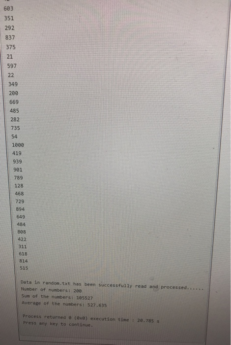 Solved 54 Using Files Numeric Processing 8 Points