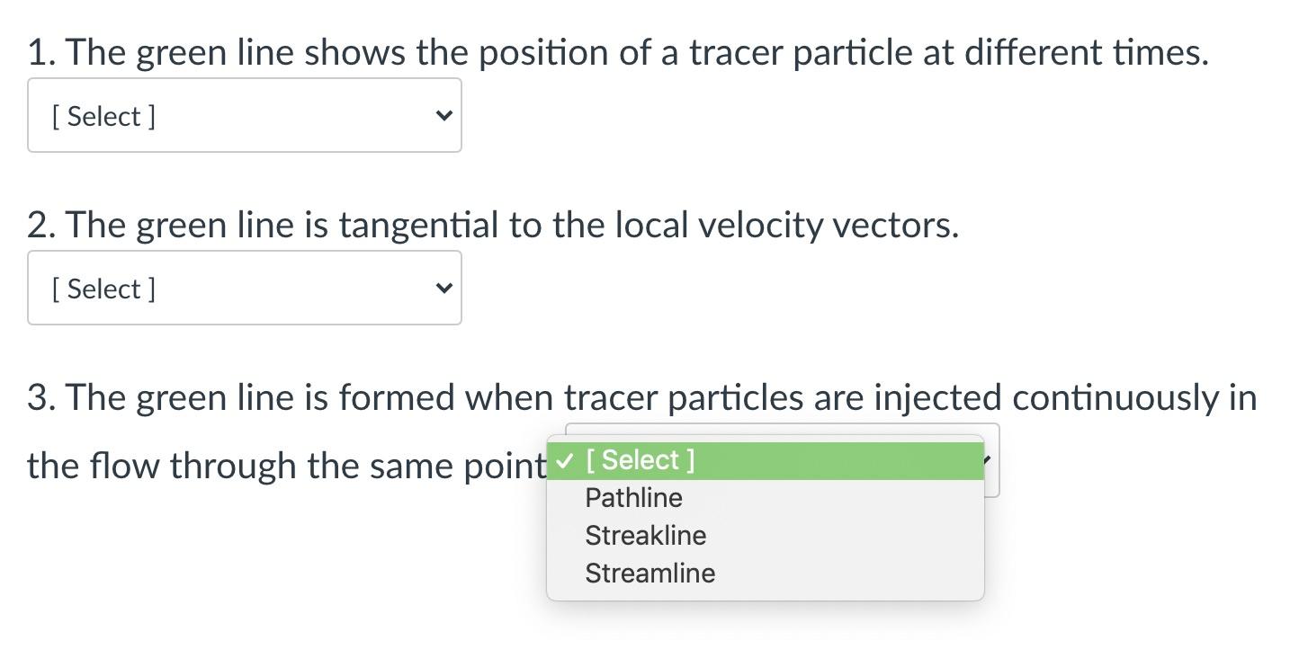 Solved Tracer particles are introduced in the flow to | Chegg.com