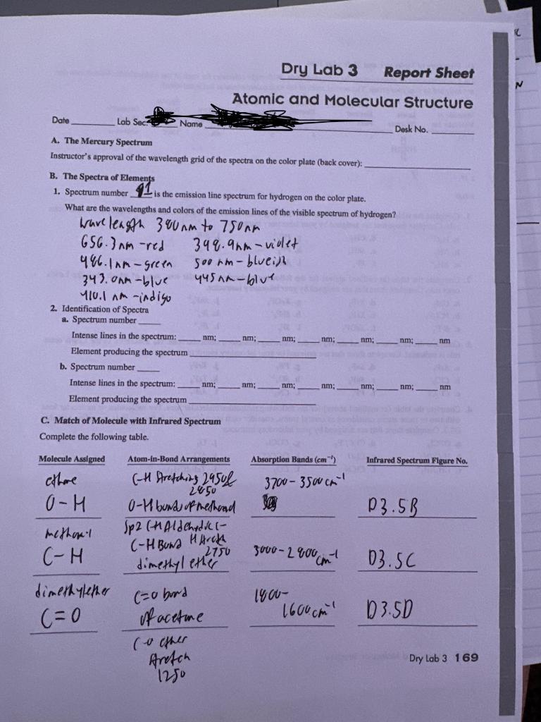 Solved Dry Lab 3 Report sheet Pls help with 2 and check my | Chegg.com