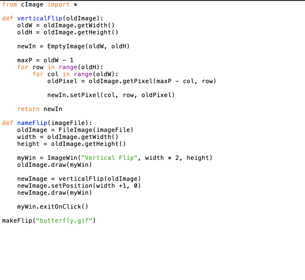 Solved Use only cImage library NOT PIL! Please do not copy | Chegg.com