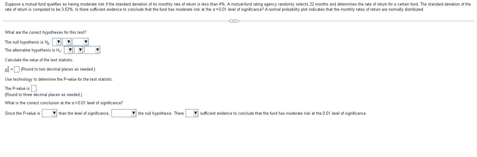 Solved What are the correct hypotheses for this test? The | Chegg.com