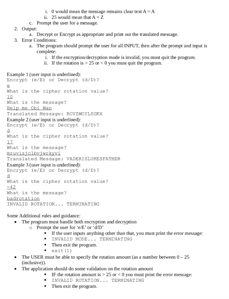 Solved A Caesar cipher is a mechanism of encryption where | Chegg.com