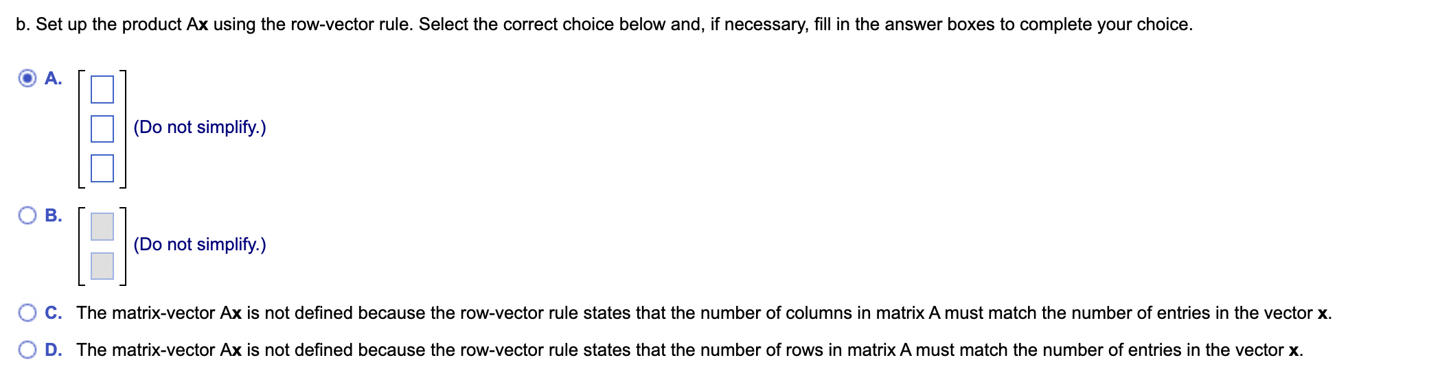 Solved Compute the product using the methods below. If a | Chegg.com