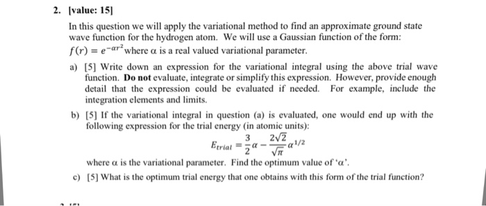 Solved 2. [value: 15 In this question we will apply the | Chegg.com