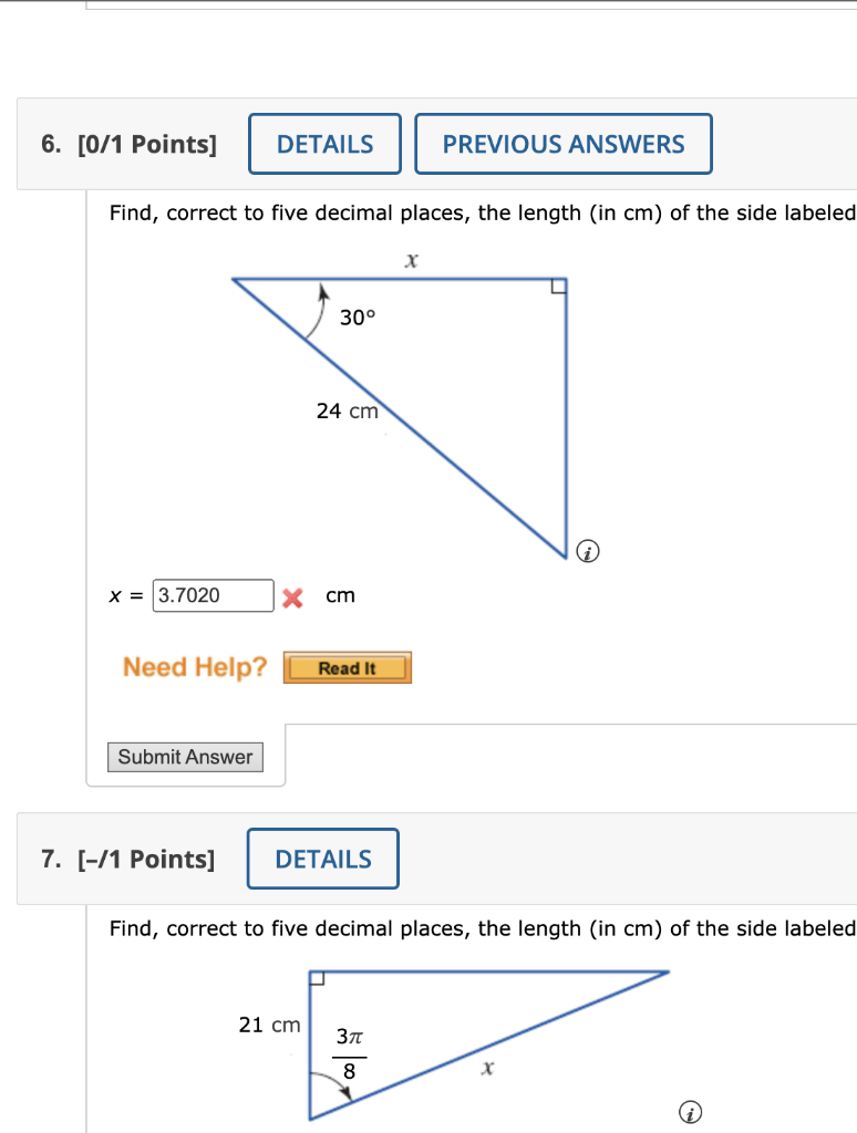 Solved Find, correct to five decimal places, the length (in | Chegg.com