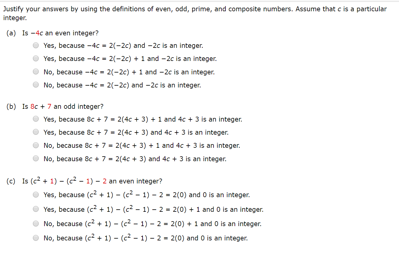 Solved Justify your answers by using the definitions of | Chegg.com