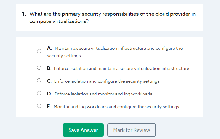 Solved What are the primary security responsibilities of the | Chegg.com