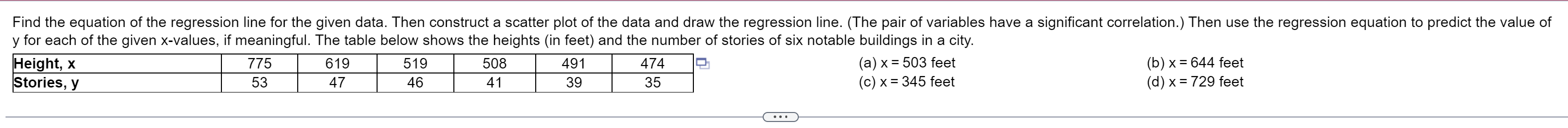 Solved for each of the given x-values, if meaningful. The | Chegg.com