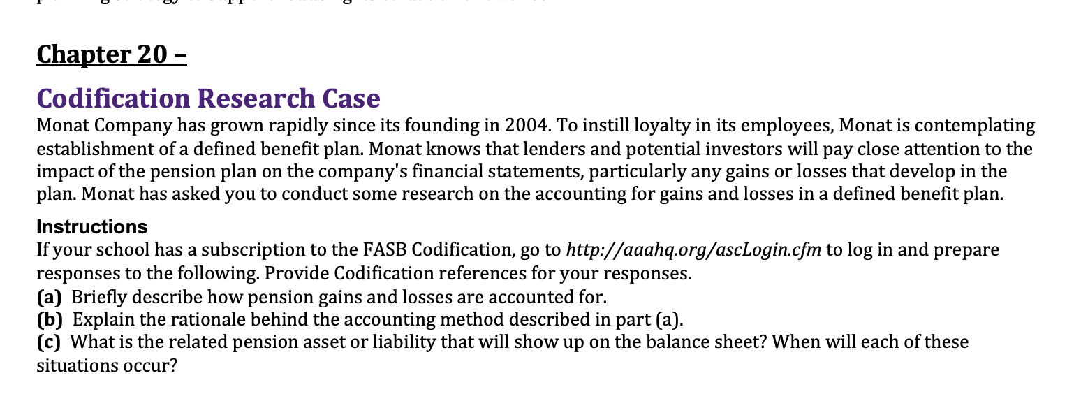 Solved Codification Research Case Monat Company has grown | Chegg.com