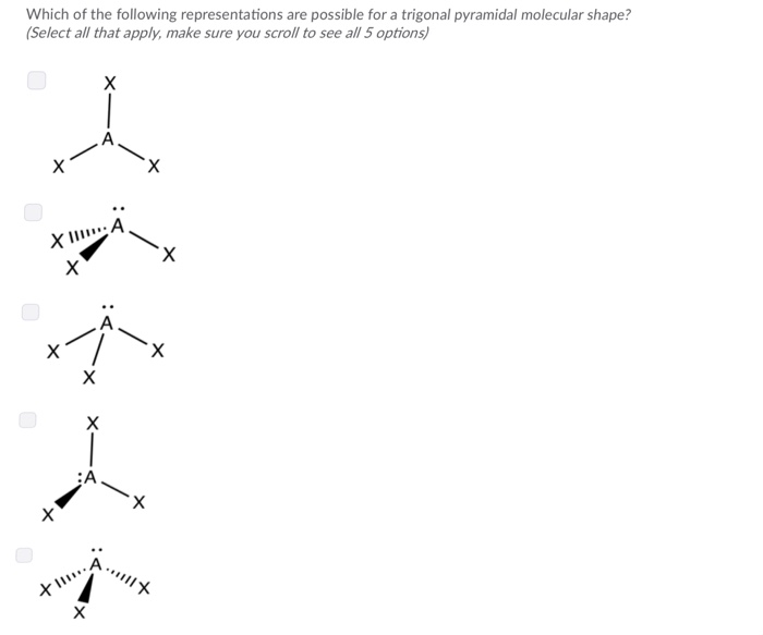 Solved Which of the following representations are possible | Chegg.com