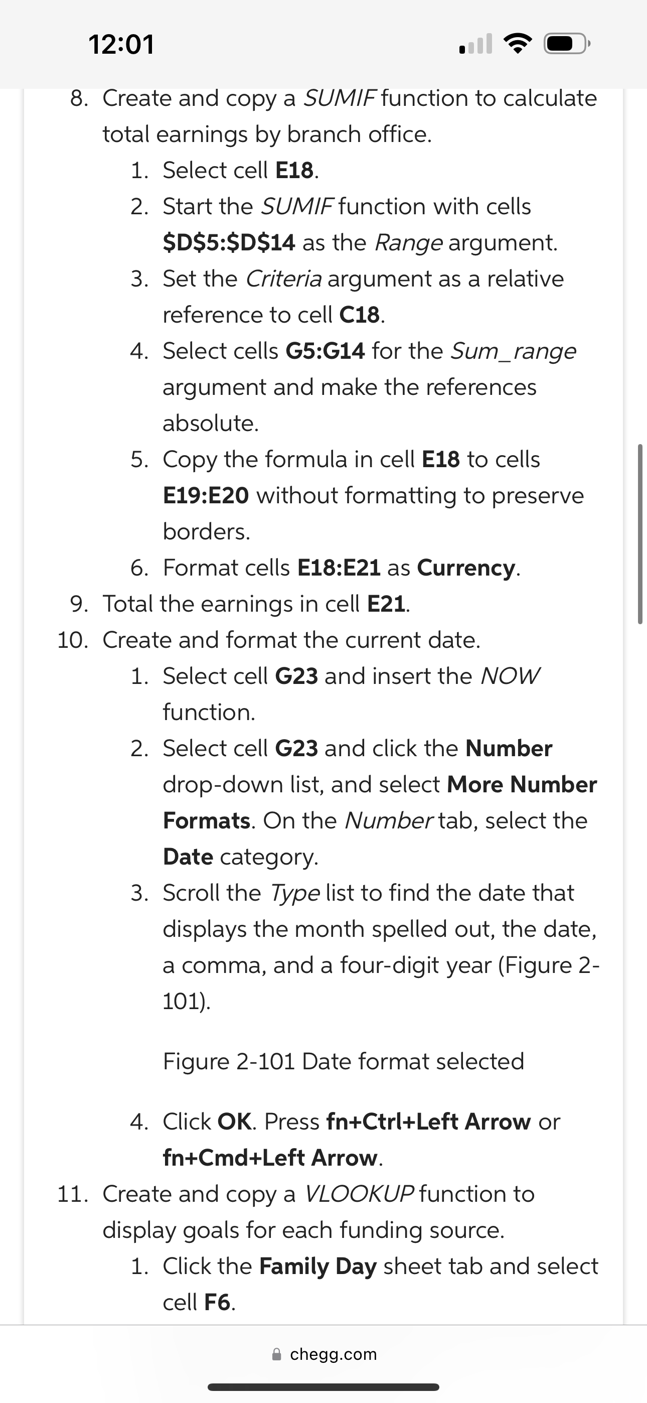 Solved 2. Start the VLOOKUP function and use cell E6 as the | Chegg.com