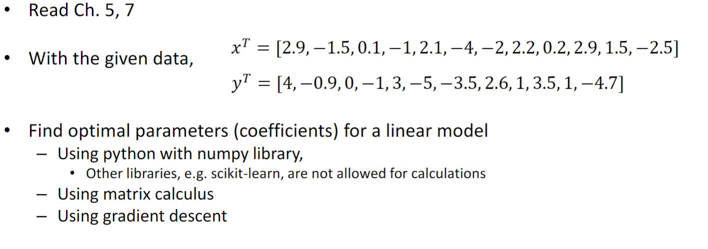 Read Ch. 5, 7 = . With the given data, XT = | Chegg.com