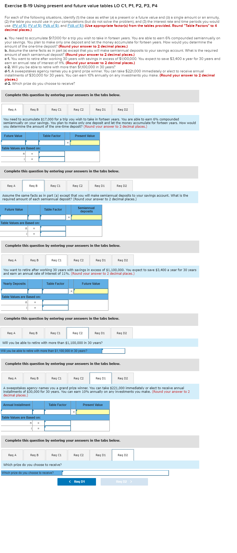 Solved Exercise B-19 Using present and future value tables | Chegg.com