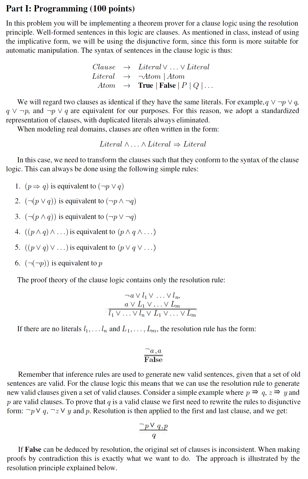 Part I: Programming (100 points) In this problem you | Chegg.com