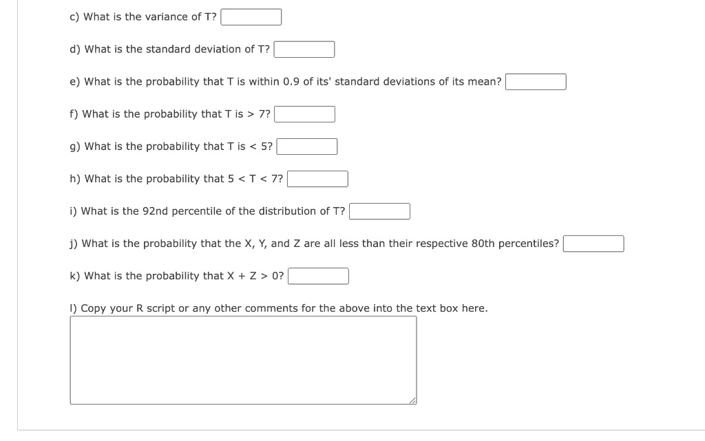Solved Suppose Xy And Z Are Three Independent Normal 