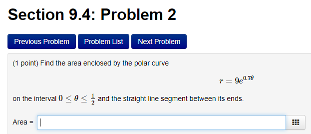 Solved Section 9.4: Problem 2 Previous Problem Problem List | Chegg.com