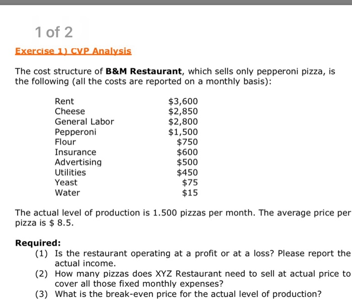 Solved Could you please help me to solve this exercise, I | Chegg.com