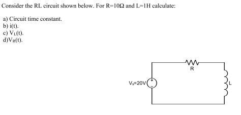 Solved Consider the transient Thevenin RC circuit shown | Chegg.com