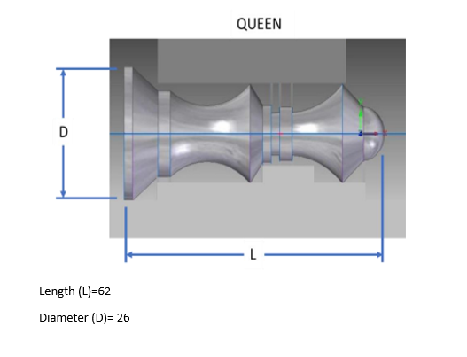 Solved )Write a CNC Program for the turning Lathe to produce | Chegg.com