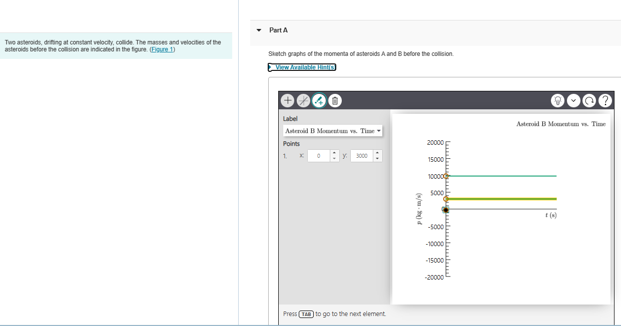 Solved Two asteroids, drifting at constant velocity, | Chegg.com