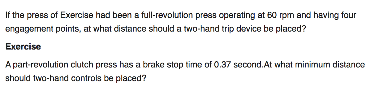 Solved If the press of Exercise had been a full-revolution | Chegg.com