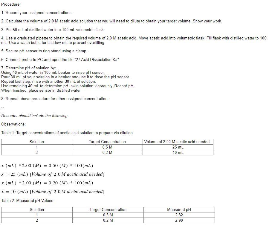 Solved Post-Lab: Complete the following in the Post-lab | Chegg.com