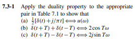 Solved .3-1 Apply the duality property to the appropriate | Chegg.com