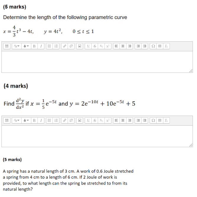 Solved (5 marks) Determine the length of the following | Chegg.com