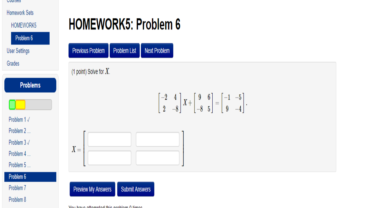 Solved Vouises Homework Sets HOMEWORKS HOMEWORK5: Problem 6 | Chegg.com
