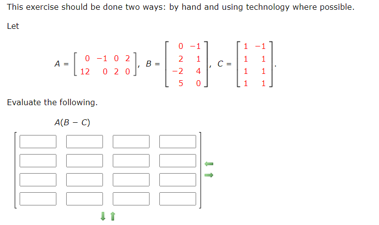 Solved This exercise should be done two ways: by hand and | Chegg.com