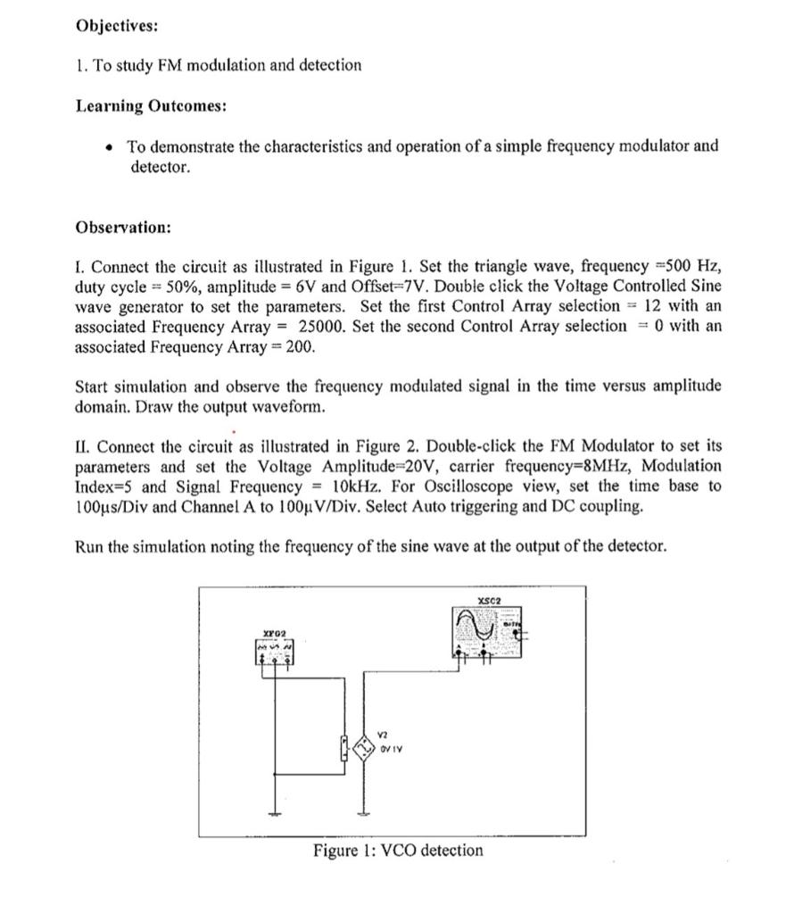 Solved EC305 Communication Circuit Assignment Task: An | Chegg.com