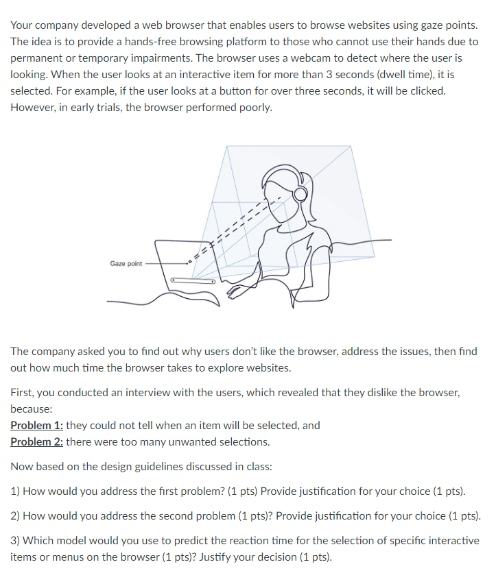 Your company developed a web browser that enables | Chegg.com