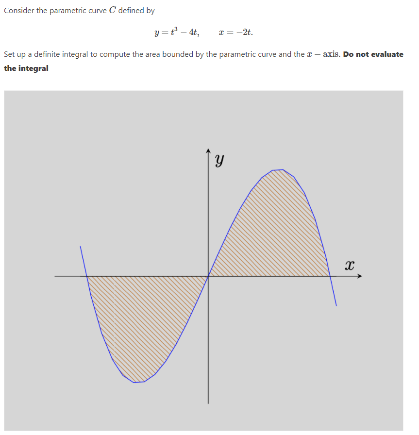 Solved Consider the parametric curve C defined by y= t3 – | Chegg.com